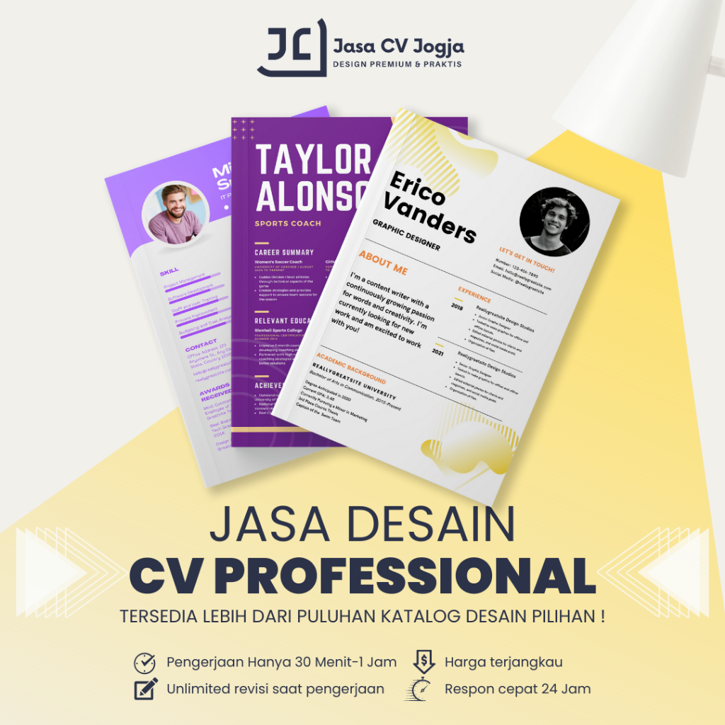 Jual Jasa Pembuatan CV ATS Friendly / Curriculum Vitae Jasa Desain CV ...