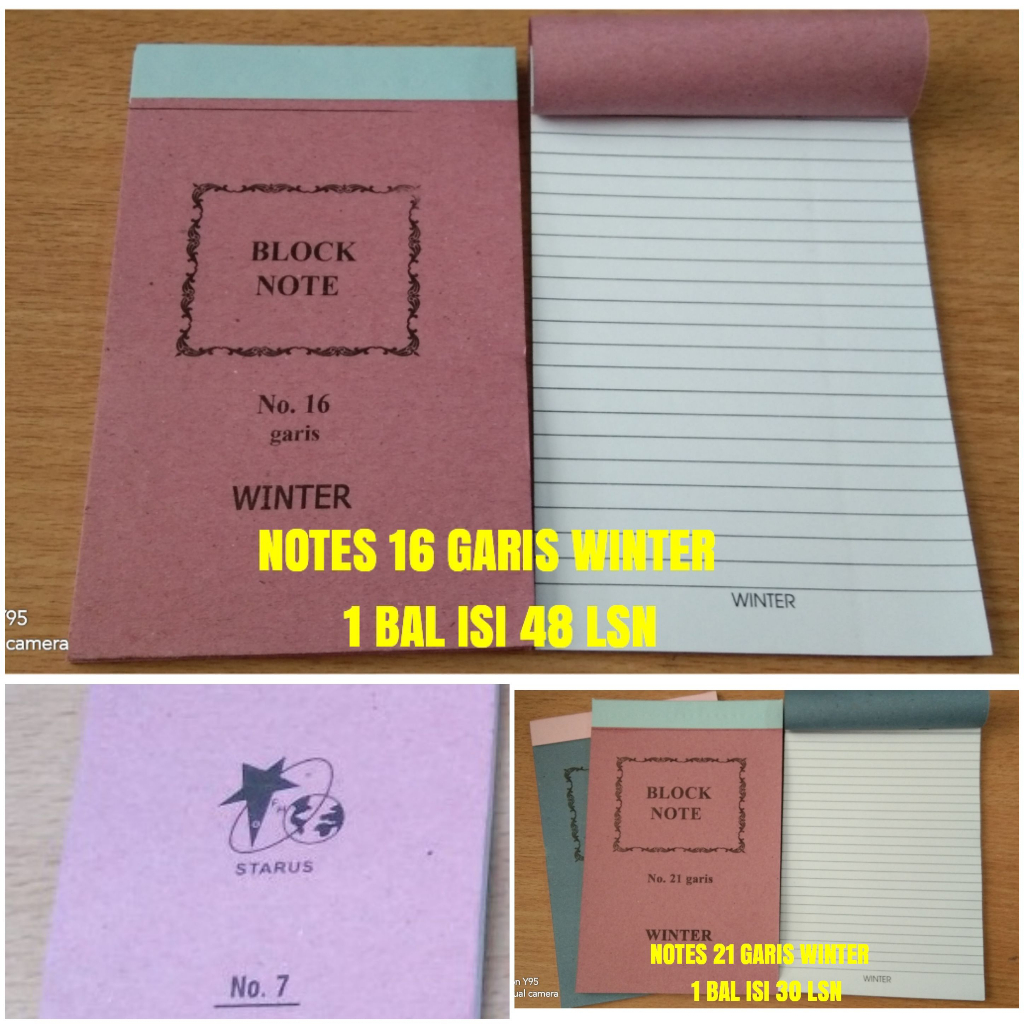 Jual NOTES NO.7 GARIS / 16 GARIS / 21 GARIS | Shopee Indonesia