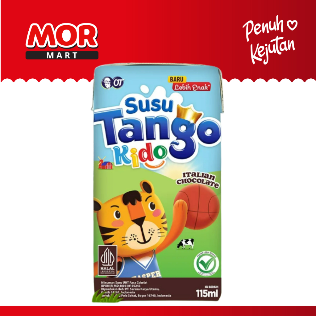 Jual TANGO KIDO Drink Susu UHT Sapi Segar 115 ml - Chocolate | Shopee ...