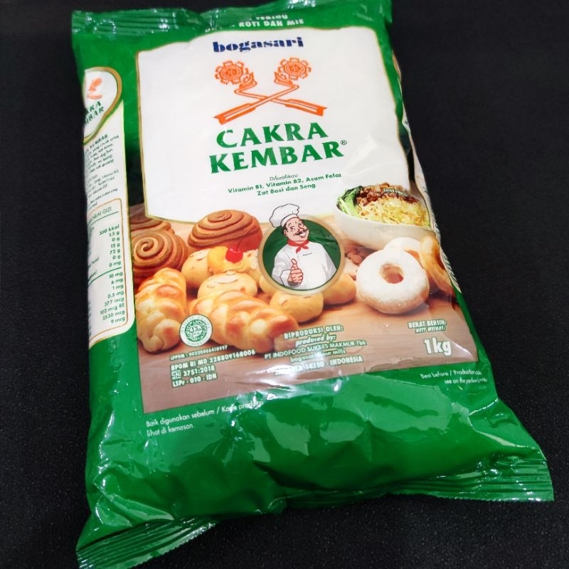 Jual TEPUNG TERIGU CAKRA KEMBAR PREMIUM 1KG | Shopee Indonesia