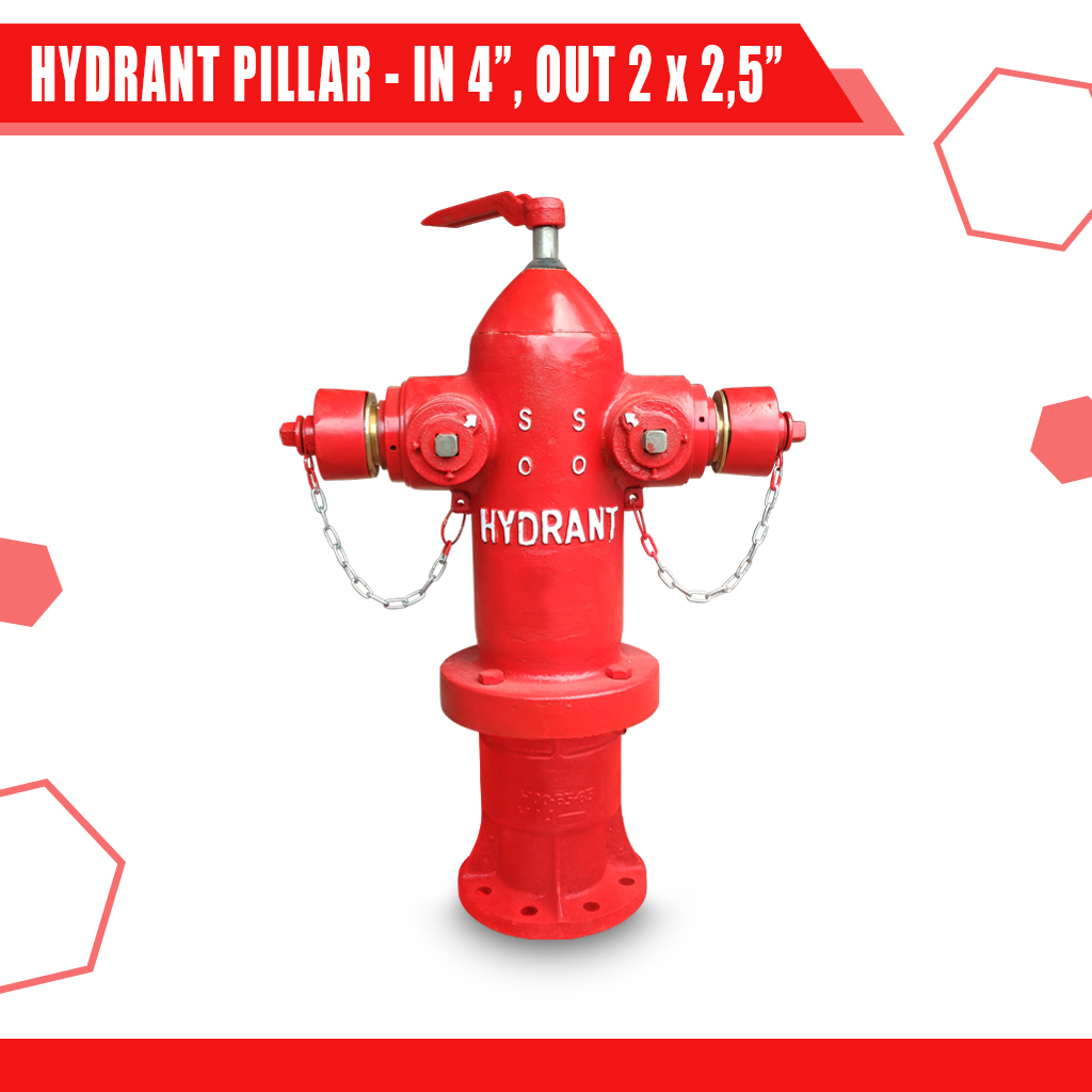 Jual Hydrant Pillar INLET 4 inch, OUTLET 2 x 2,5 inch | Shopee Indonesia