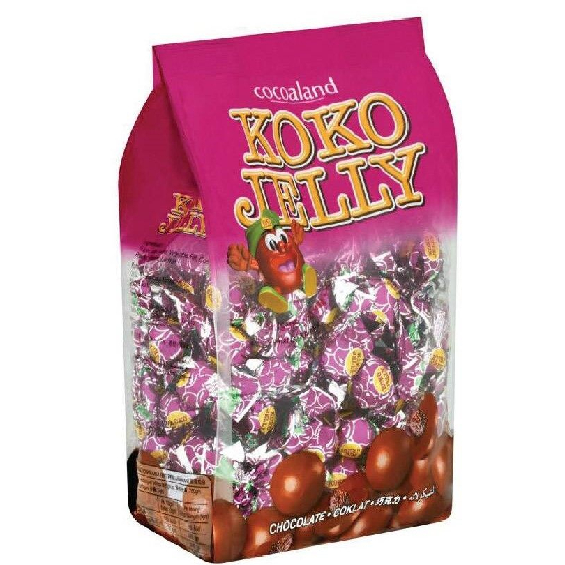 Jual Koko Jelly Choco Jelly Raisin Coklat Berinti Kismis 750gr koko ...