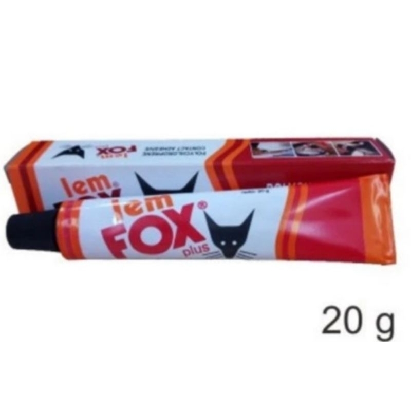 Jual Lem Fox Plus Tube 20 gram Original Lem Fox Kuning | Shopee Indonesia