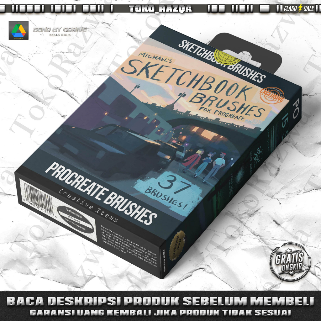 Jual 140323 - Sketchbook Brushes for Procreate - Procreate Brush ...