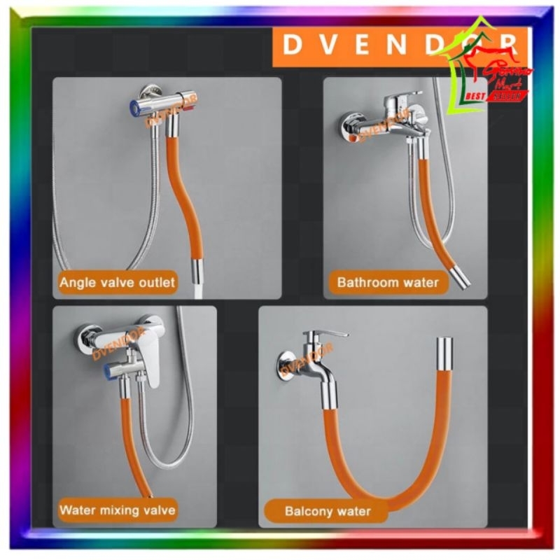 Jual GMW-SAMBUNGAN KRAN AIR ANGSA 20/30/50CM FLEKSIBEL SELANG WATER TAP ...