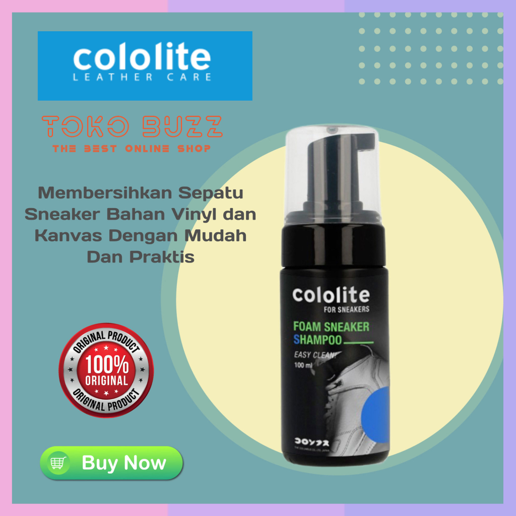 Jual COLOLITE FOAM SNEAKER SHAMPOO Pembersih Cuci Sepatu Sneakers ...