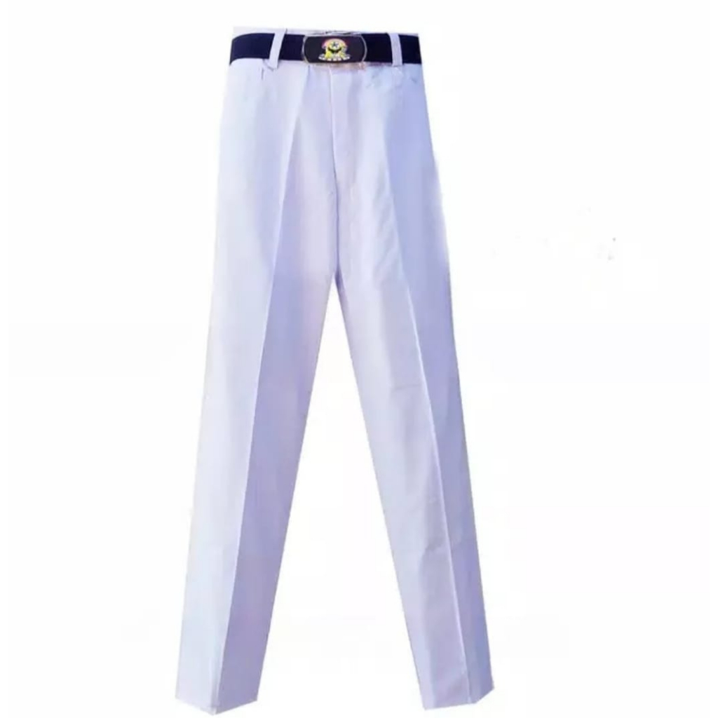 Jual SERAGAM SEKOLAH CELANA PUTIH CELANA PANJANG SMP/SMK | Shopee Indonesia