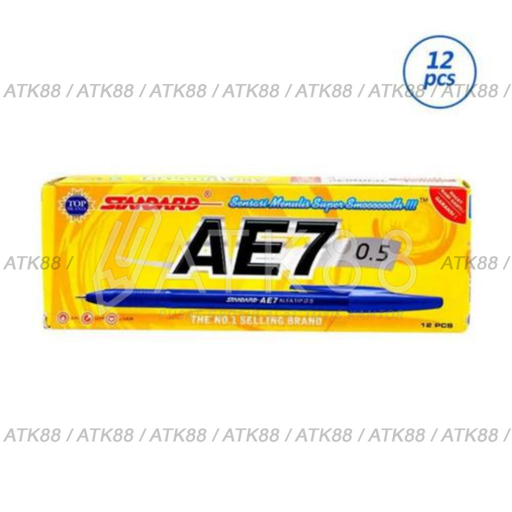 Jual Ballpoint / Pulpen Standard AE7 1 Pack / 12 pcs | Shopee Indonesia
