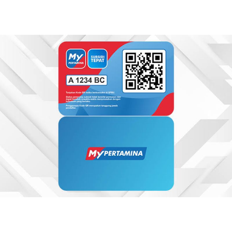 Jual Cetak Kartu My Pertamina bahan PVC tebal | Shopee Indonesia