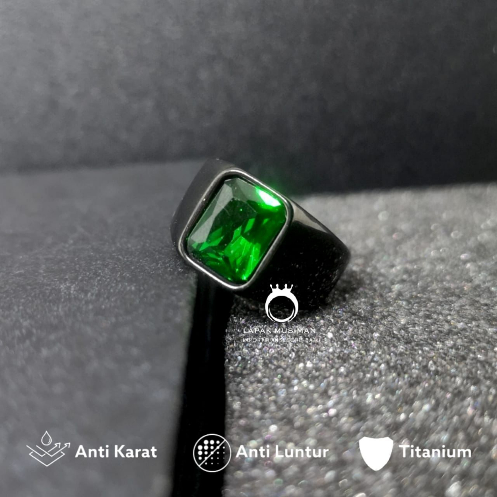 Jual CINCIN TITANIUM PRIA MERAH RUBY SIAM PRIA SUPER KEREN - SUPER ...