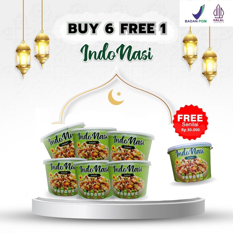 Jual Beras Porang Indonasi 1 Cup | Beras Porang Instant | Shopee Indonesia