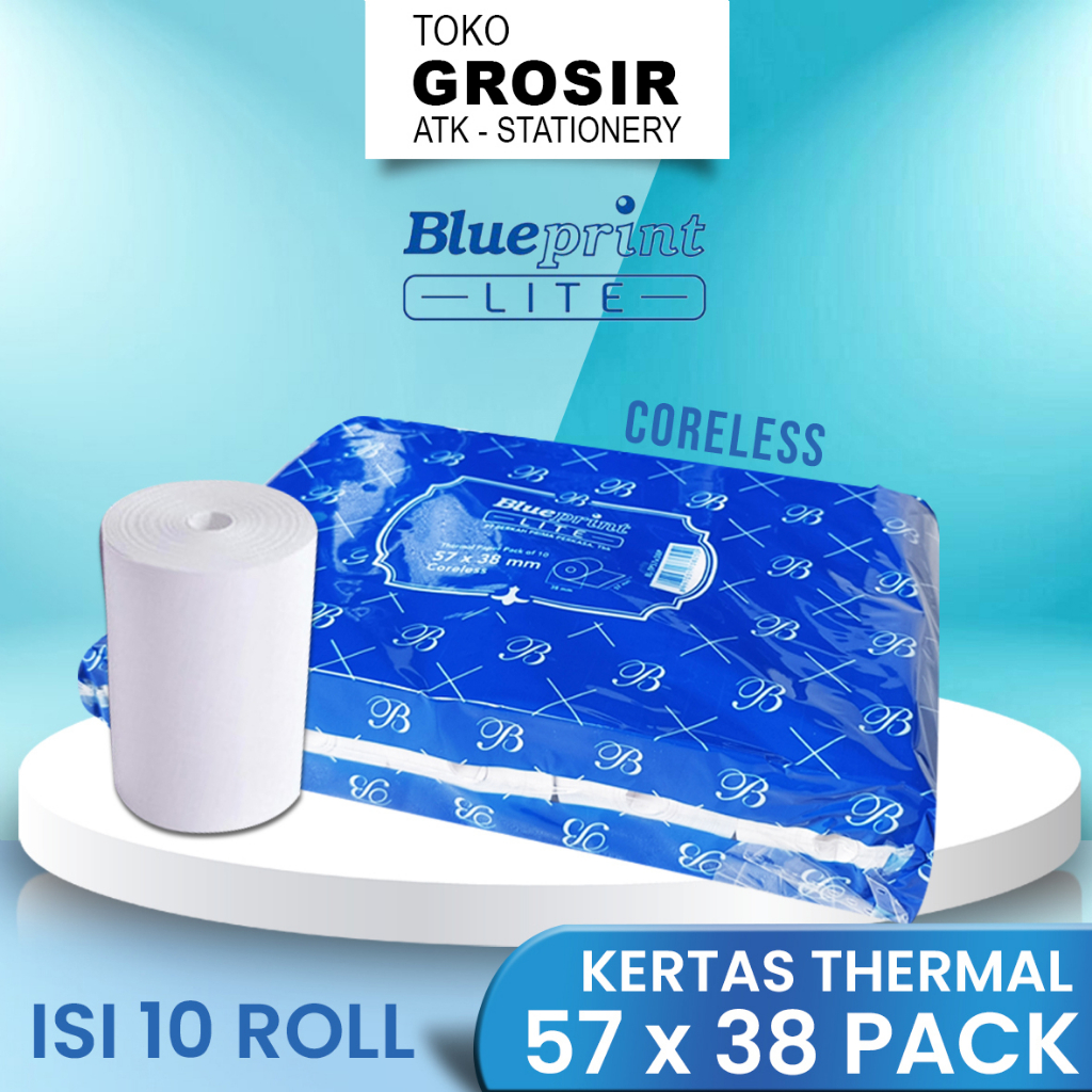 Jual 57X38 (1 PACK) KERTAS KASIR STRUK KERTAS THERMAL TERMAL EDC BRI ...