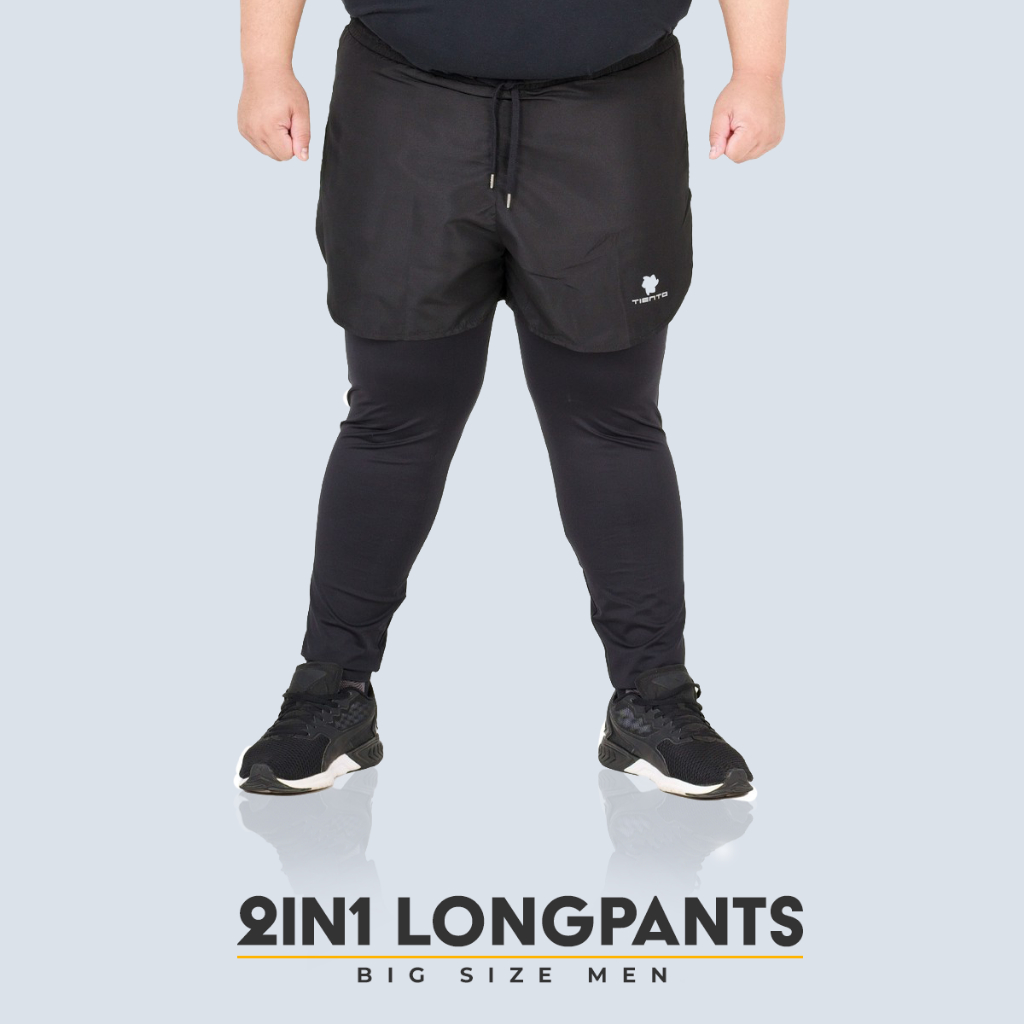 Jual Tiento Legging Big Size Celana Lari Jumbo Running Pants 2in1 ...