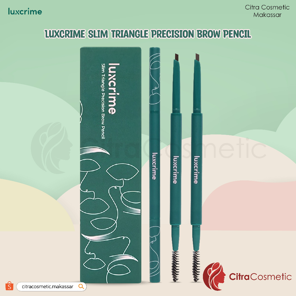 Jual ️CitraCosmetic ️ Luxcrime Slim Triangle Precision Brow Pencil ...