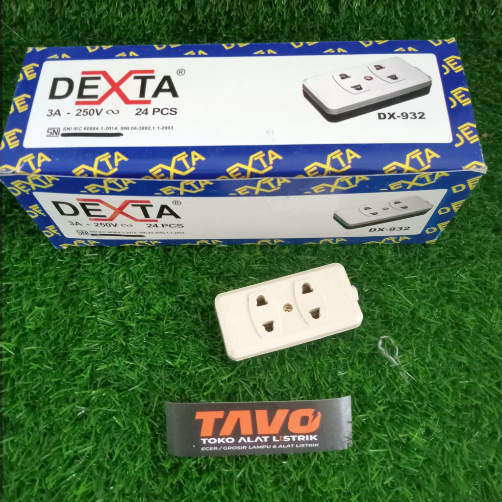 Jual Terminal Stop Kontak Listrik 2 Lubang Gepeng DEXTA DX-932 | Shopee ...