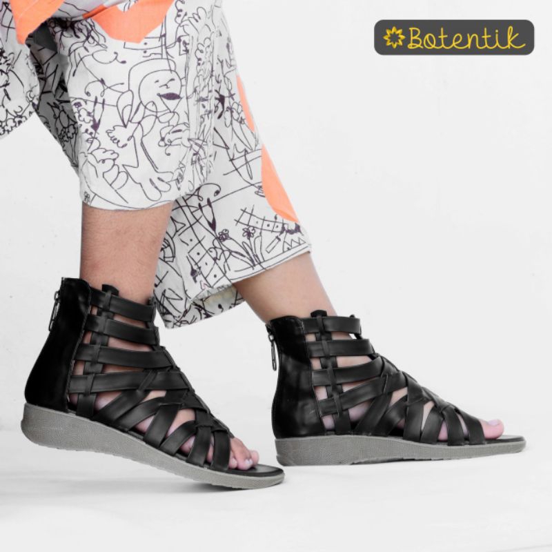 Jual BOTENTIK - Sepatu Sandal Gladiator Wanita Dewasa Flat 3cm Original ...