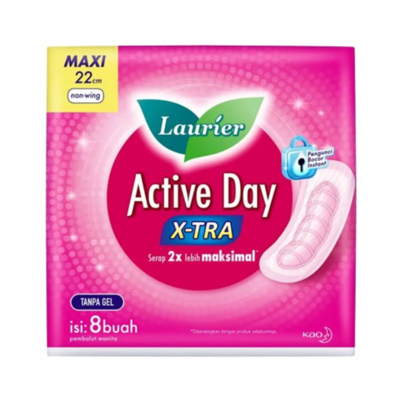Jual Laurier Super Maxi Active Day Isi 8 pcs | Shopee Indonesia