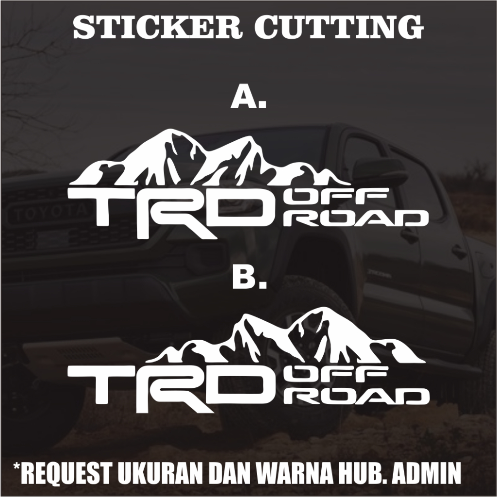 Jual Stiker Cutting TRD Off Road | Shopee Indonesia