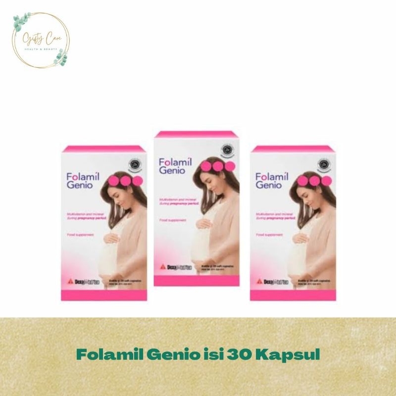 Jual Folamil Genio 30 Kapsul/Suplemen/DHA/Multivitamin | Shopee Indonesia