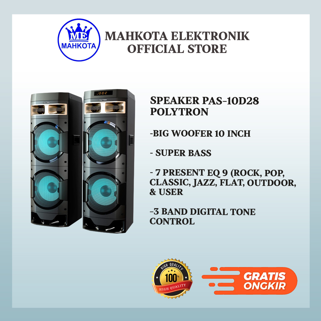 Jual SPEAKER PAS 10D28 POLYTRON | Shopee Indonesia