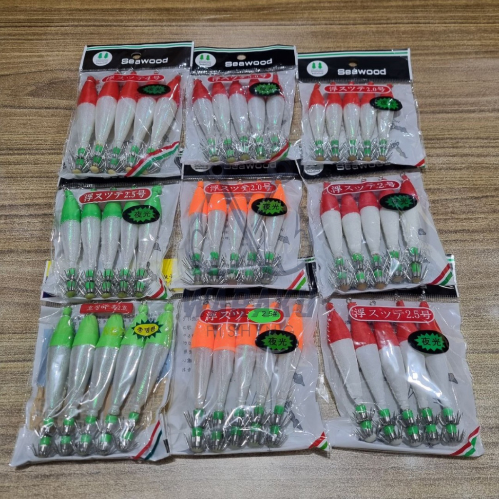Jual Umpan Pancing Cumi SEAWOOD Apollo Ukuran 2.0 / 2.5 / 3.0 / 4.0 ...