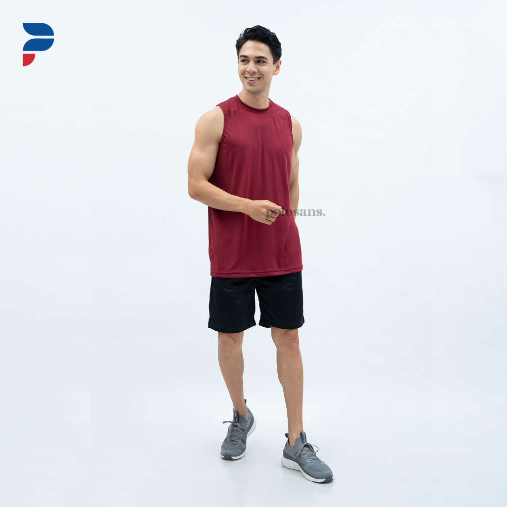 Jual Jersey basket hyget polos maroon / daleman polos / singlet polos ...