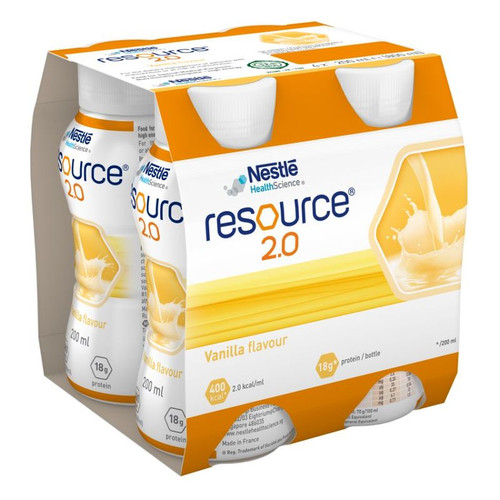 Jual Nestle Resource 2.0 Vanilla 4x200ml | Shopee Indonesia