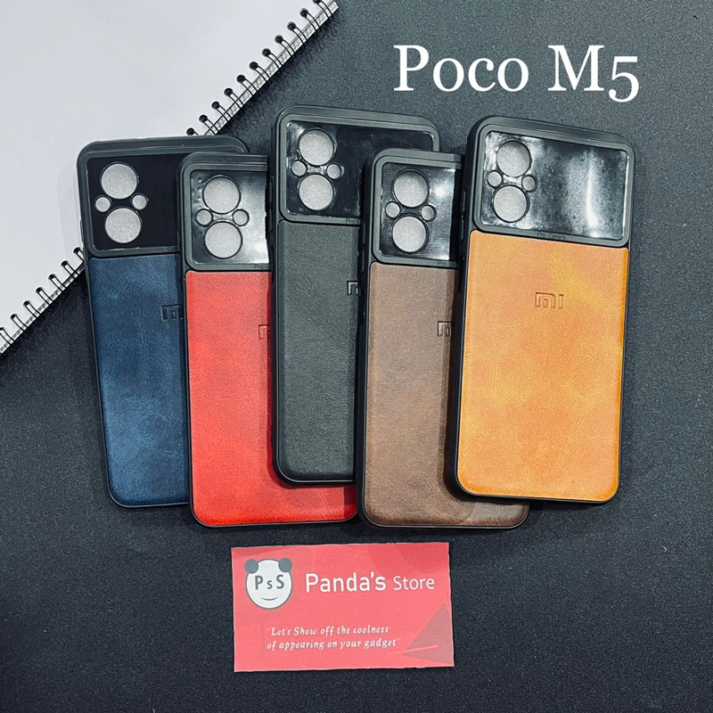 Jual Leather Case Poco M5 Softcase Kulit Elegan Casing Slim Fit ...