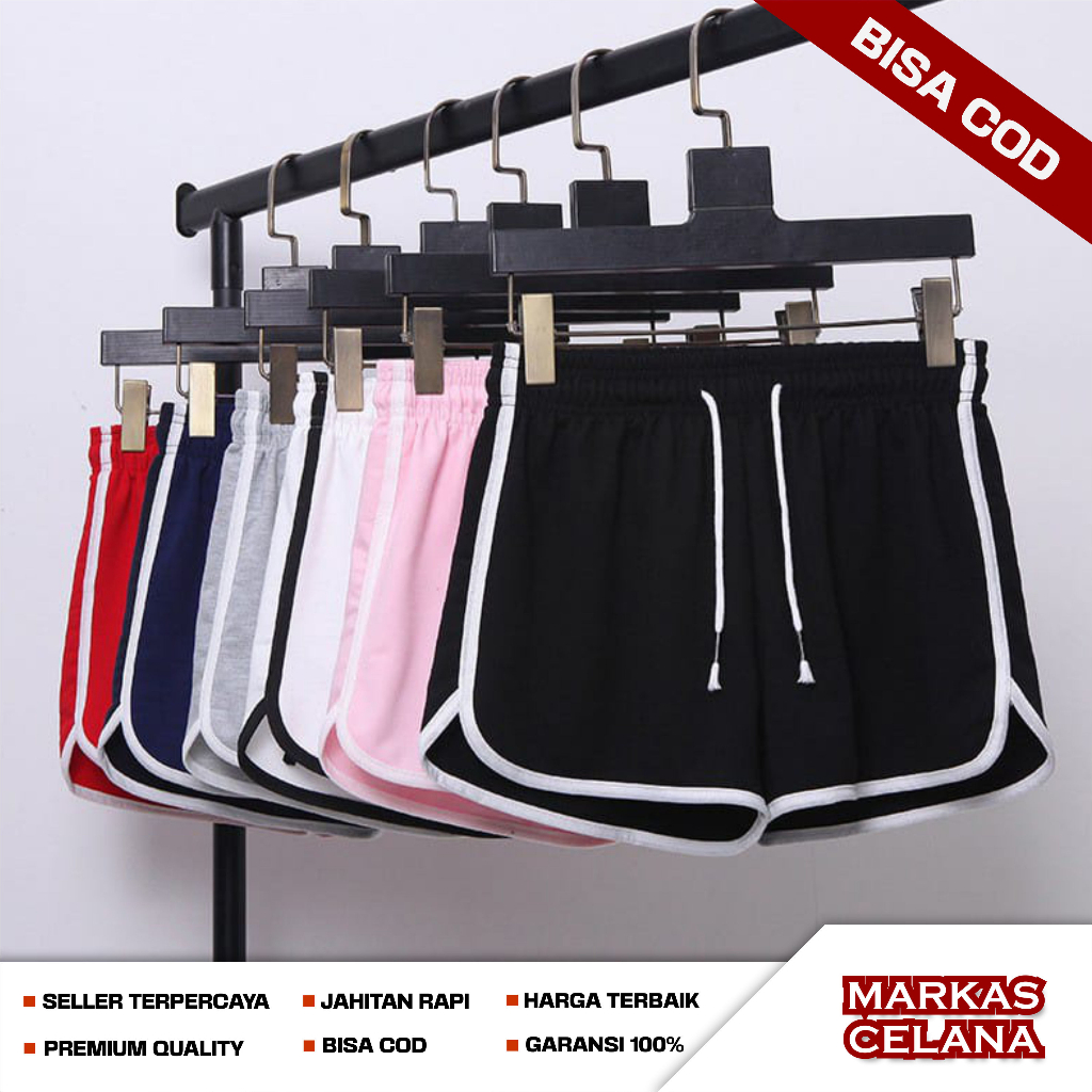 Jual Celana Pendek Korea Wanita Santai Hotpants Polos Casual Short Pants | Shopee Indonesia