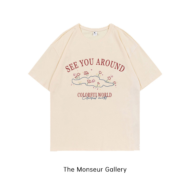 Jual The Monseur Gallery T-shirt Oversize Doodle Flowers | Kaos Cream ... Jual The Monseur Gallery T-shirt Oversize Doodle Flowers | Kaos Cream ...