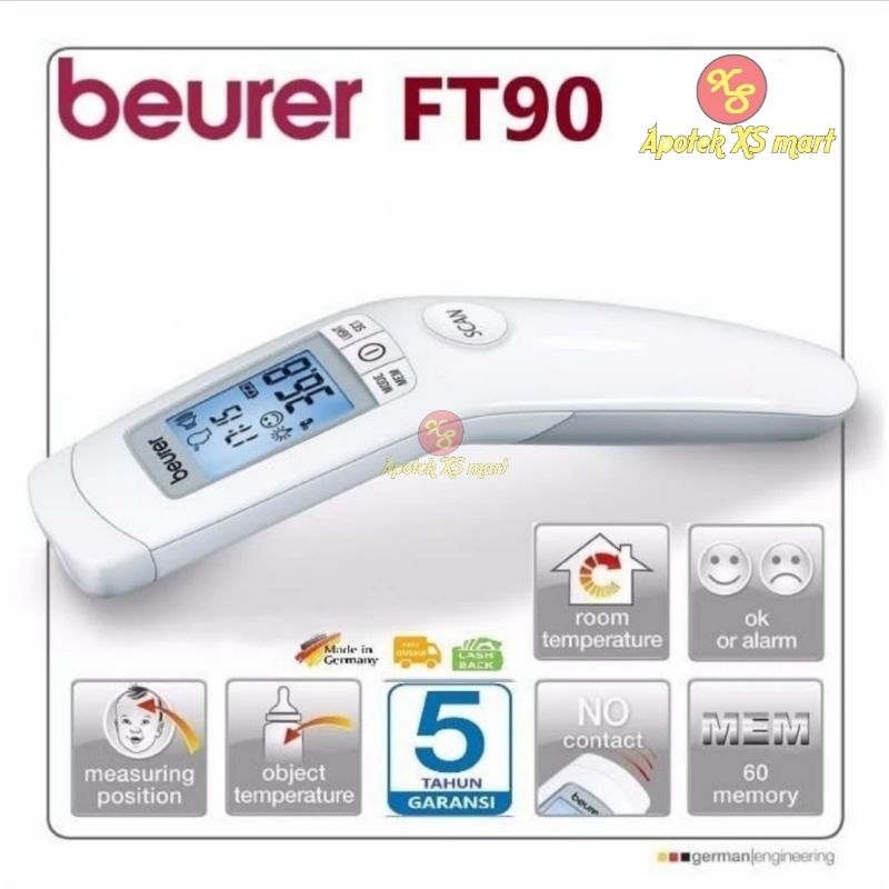 Jual BEURER THERMOMETER DIGITAL INFRARED FT 90 NON KONTAK | Shopee Indonesia