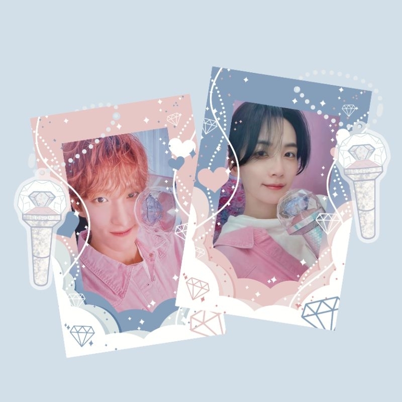 Jual photocard holder cahol acrylic/akrilik 2 sides seventeen carat ...