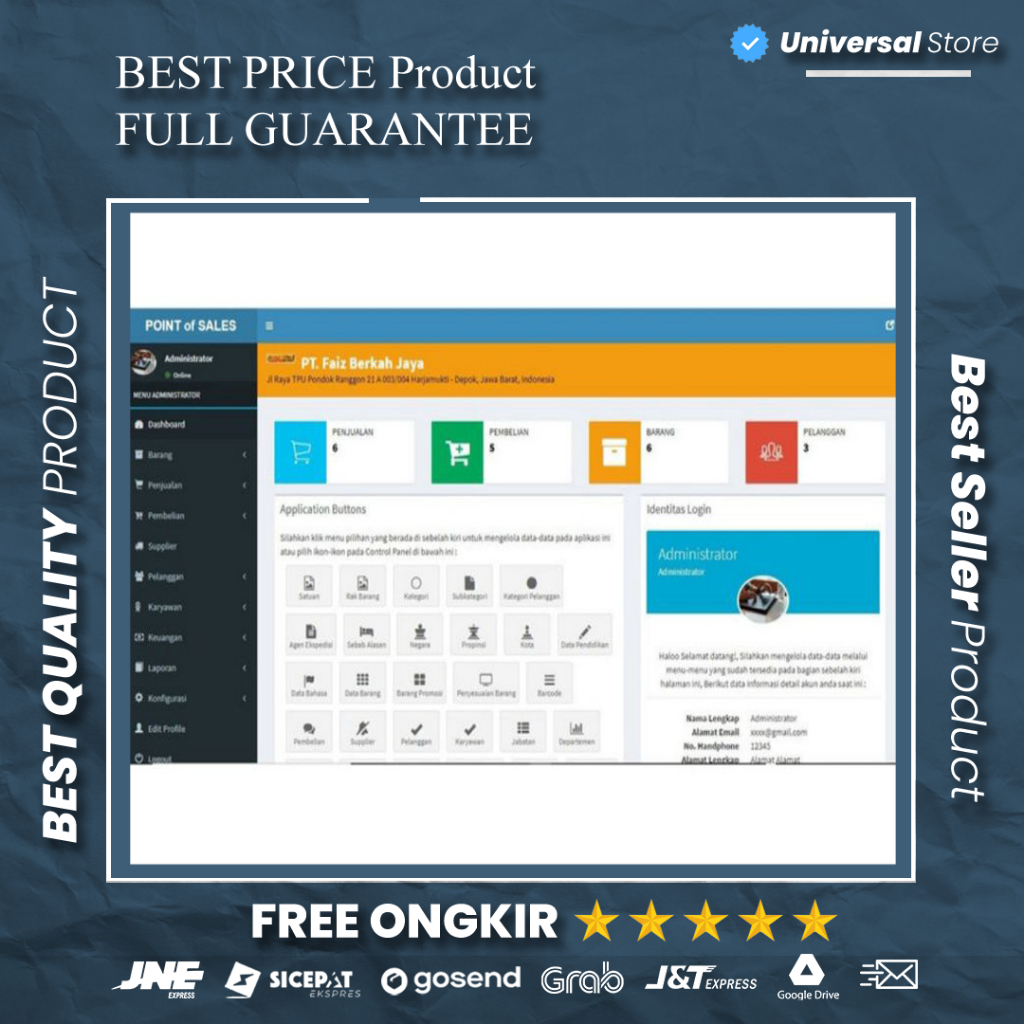 Jual Source Code Web Kasir IPOS Penjualan Barang Inventori Stock Retail ...