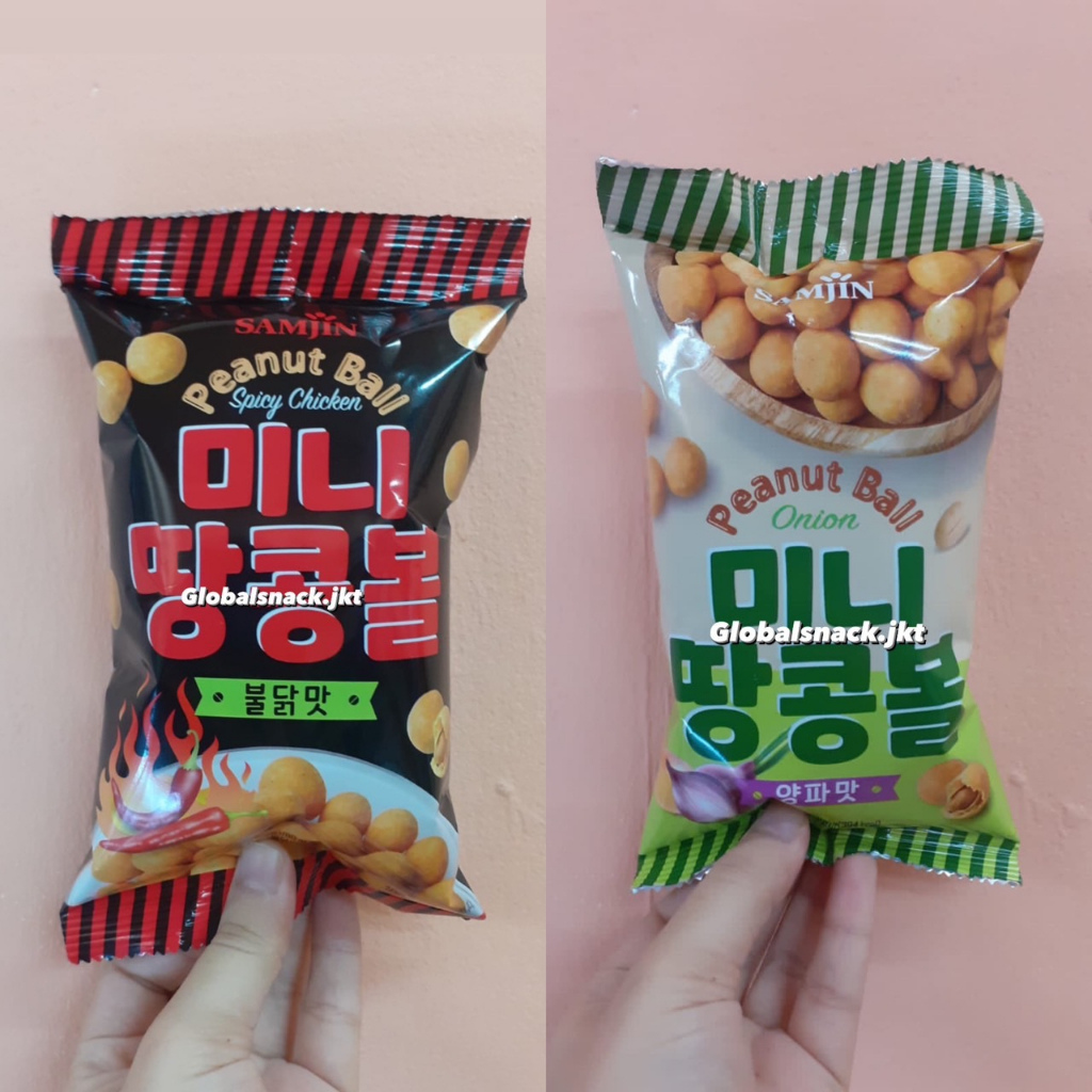 Jual SAMJIN PEANUT BALL ONION / SAMJIN PEANUT SPICY CHICKEN KOREA ...