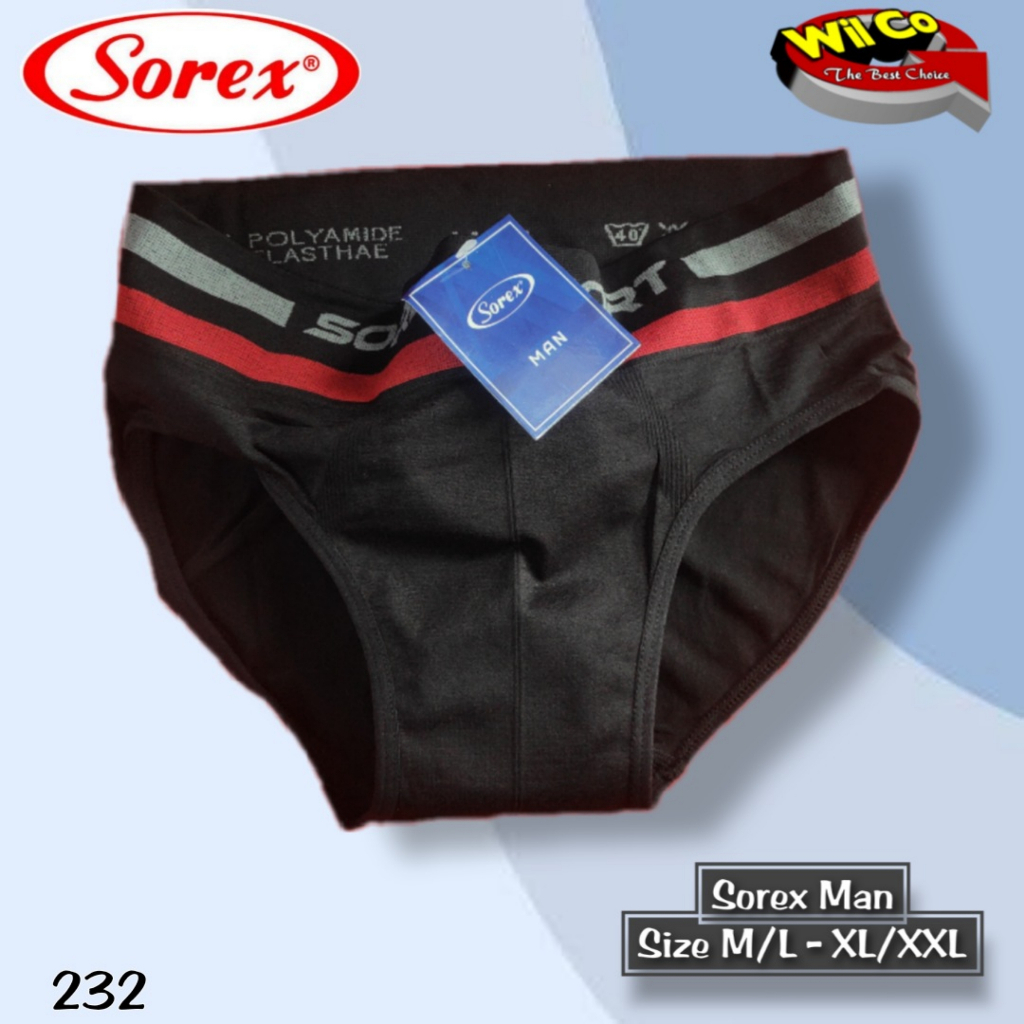 Jual K232 (1-3 Pcs) Cd Sorex Celana Dalam Pria Katun Seamless Size M - XXL | Shopee Indonesia