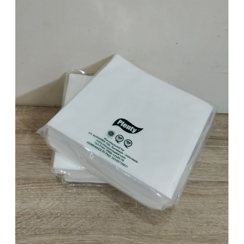 Jual tissue dinner napkin plenty white / brown | Shopee Indonesia