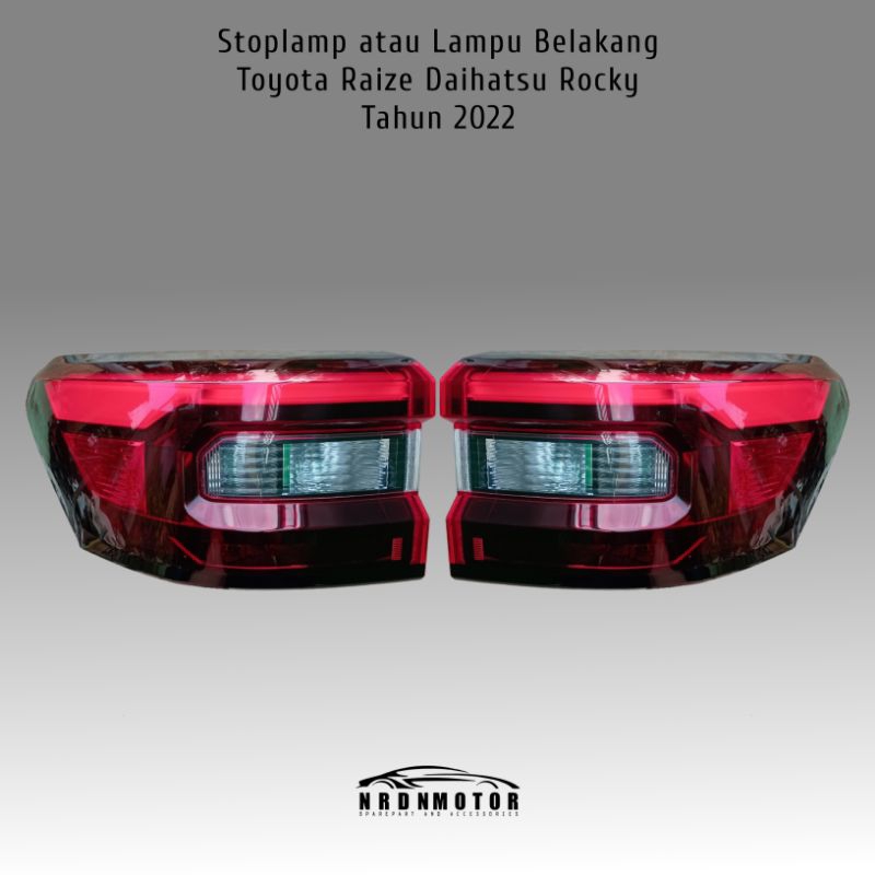 Jual Stop Lamp Lampu Belakang Toyota Raize Daihatsu Rocky | Shopee ...