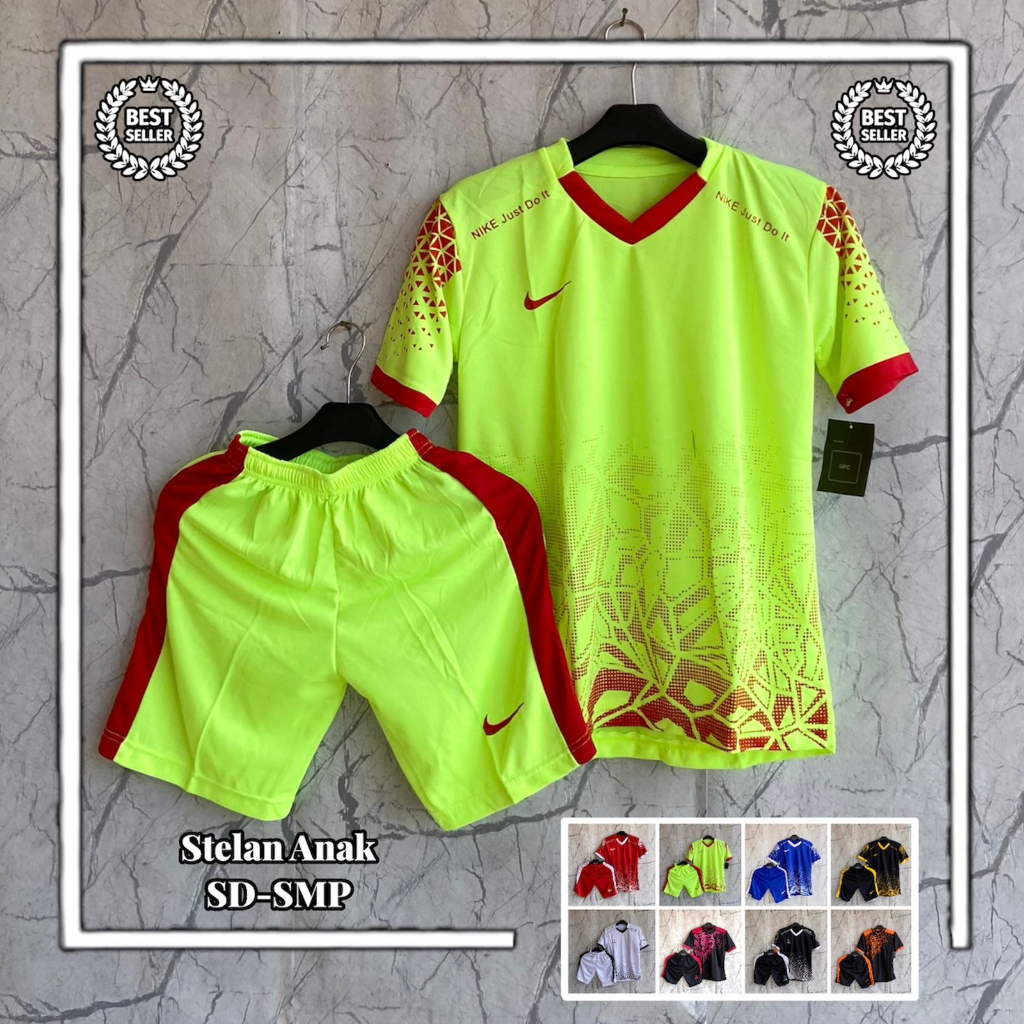 Jual Jersey Bola Anak Anak Umur 5-15 Tahun Baju Futsal Anak SD/SMP ...