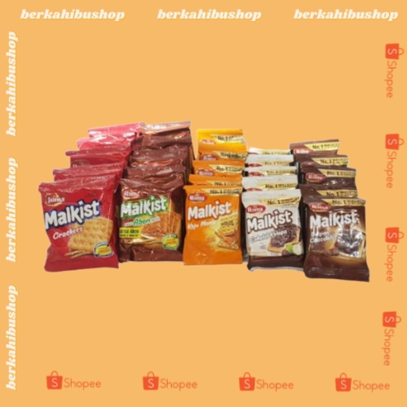 Jual ROMA MALKIST RENCENG ISI 10 SACHET ALL VARIANT/MALKIST RENCENGAN ...