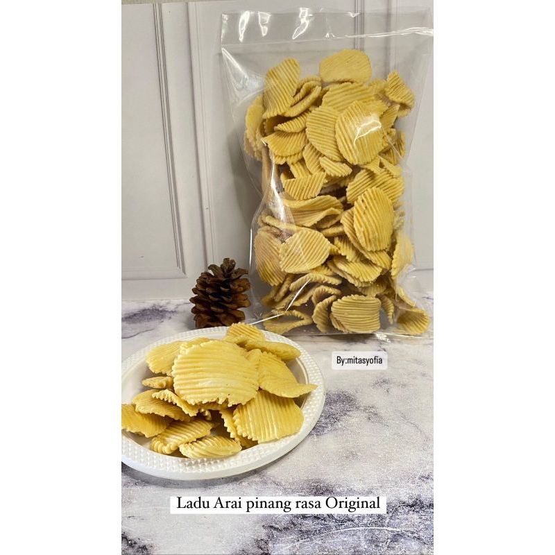 Jual KERIPIK LADU ARAI PINANG KHAS PARIAMAN 250gr | Shopee Indonesia