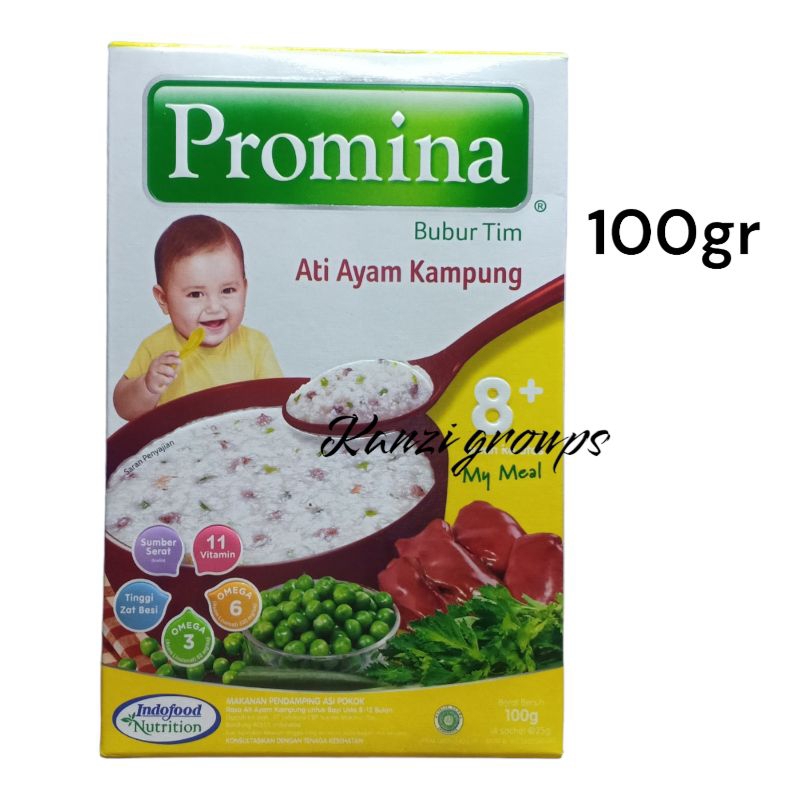 Jual promina bubur tim ati ayam kampung 100gr | makan bayi bubur ...