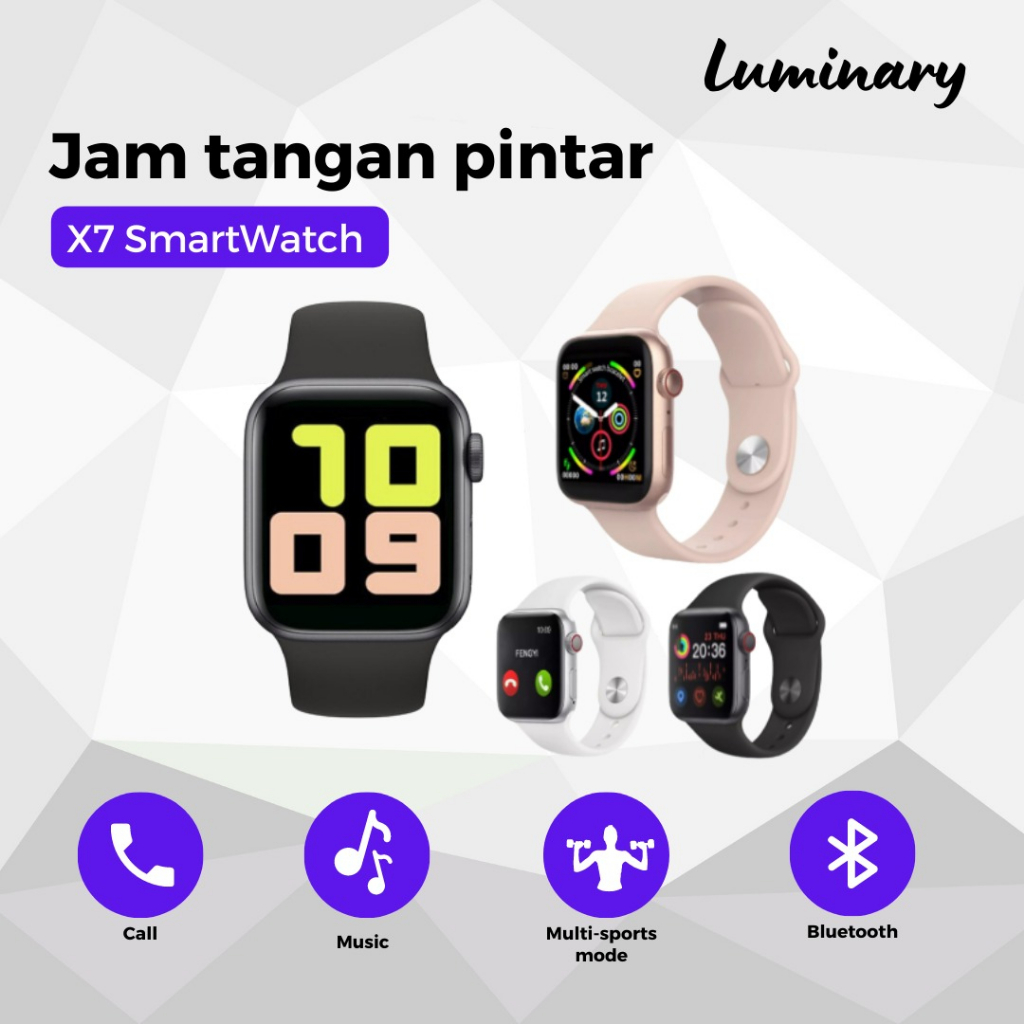 Jual SmartWatch Smart Watch X7 Jam Tangan Pintar Sport Fitness Digital ...