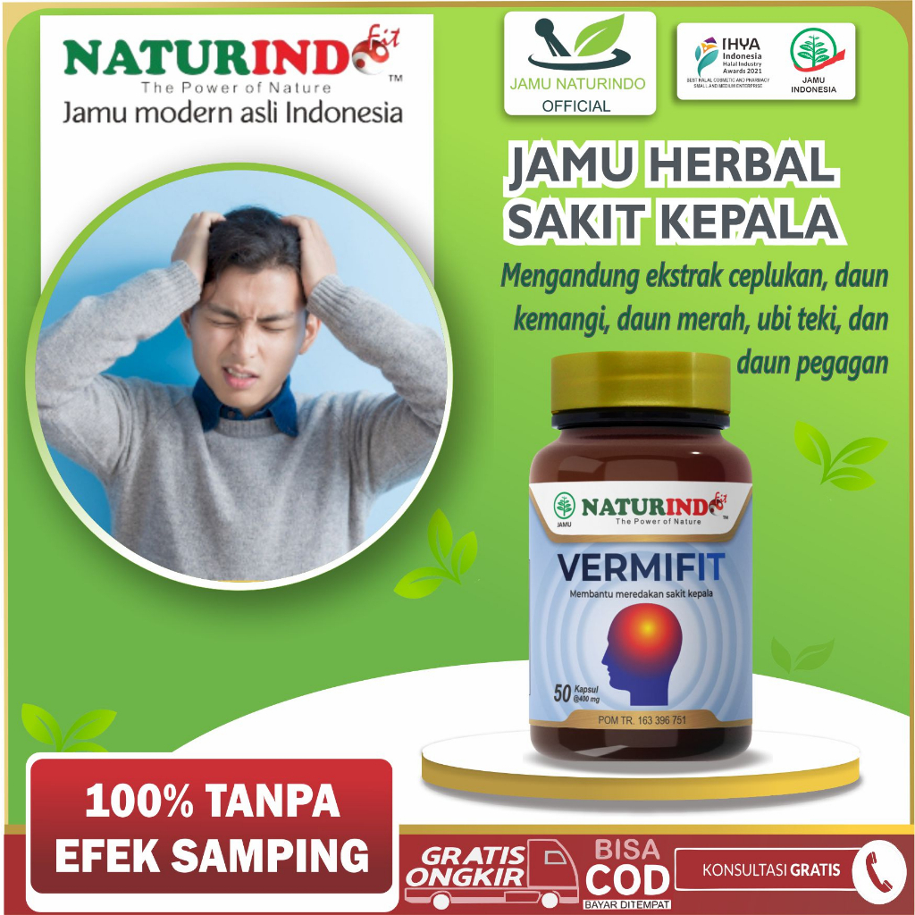Jual Obat Vertigo Herbal Obat Sakit Kepala Kliyengan Sakit Kepala ...