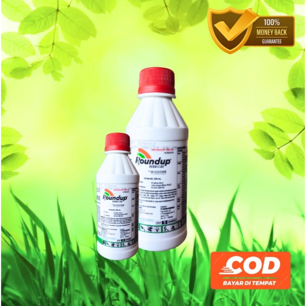 Jual HERBISIDA ROUNDAP 486SL KEMASAN 200ML RACUN RUMPUT AMPUH MATI ...