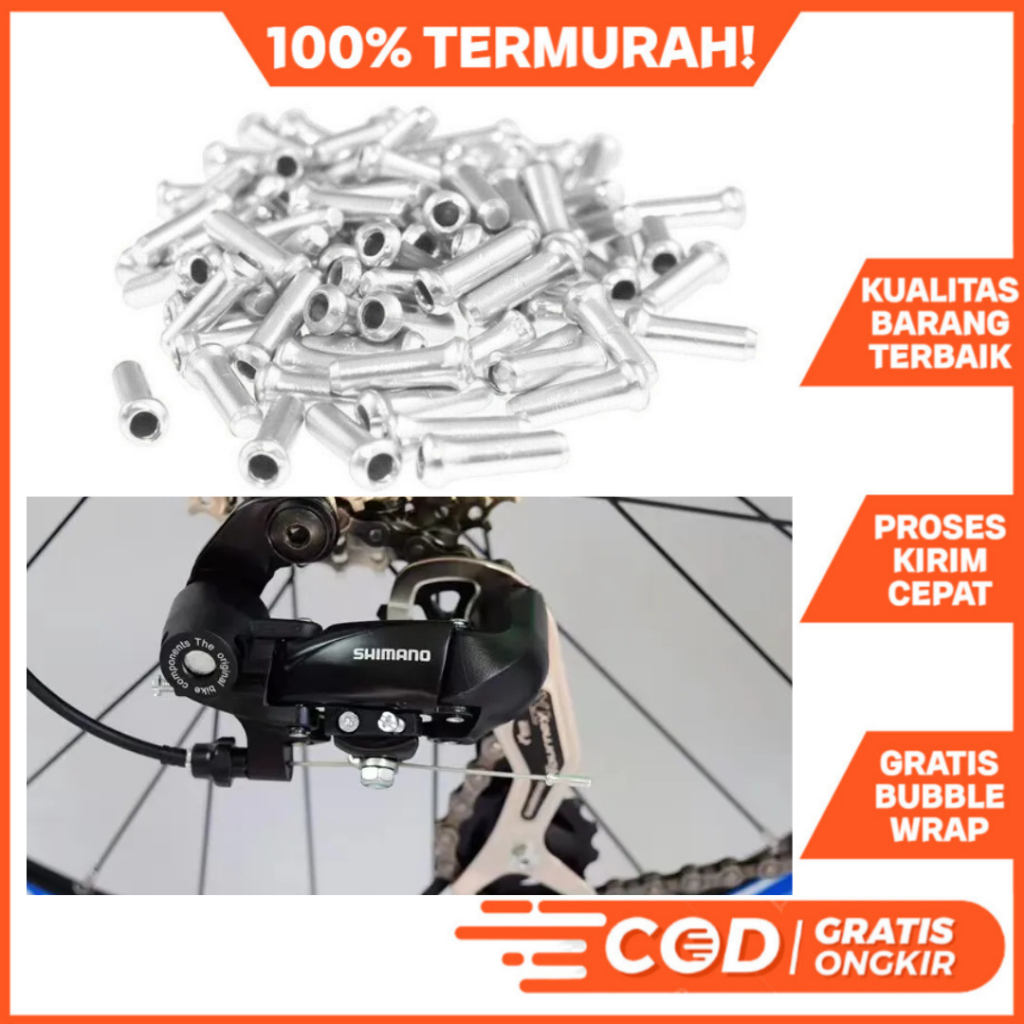 Jual End Cap Ferrule Alloy Penutup Ujung Kawat Shifter dan Rem Sepeda ...