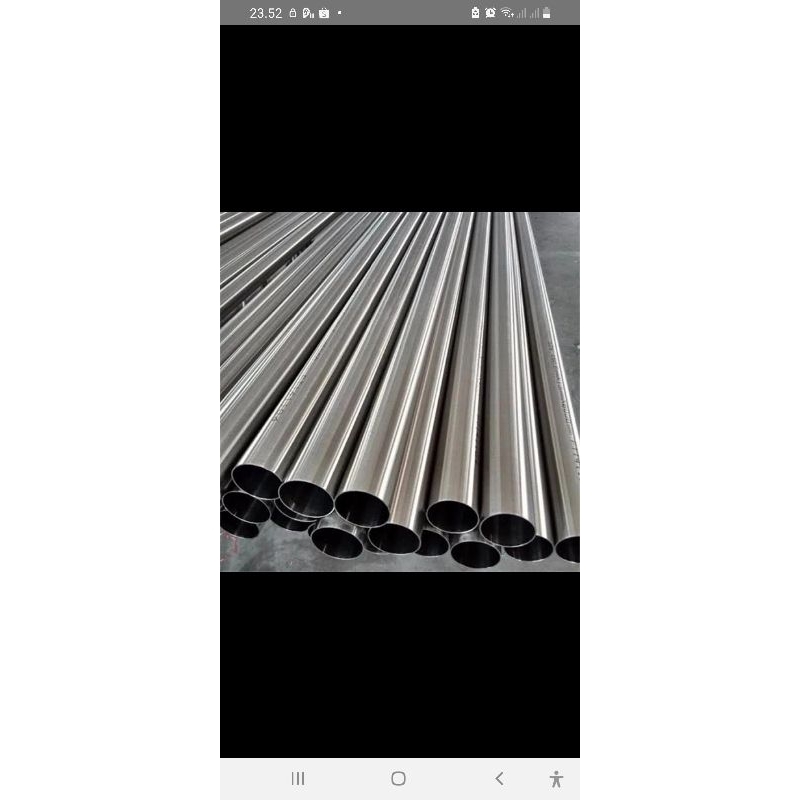 Jual pipa stainless 2in 304 seamless od 50mm tebal 1.6mmx70cm | Shopee Indonesia