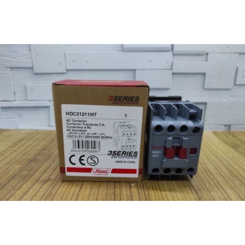 Jual Himel Contactor HDC3-12. Kontaktor 220v 3 phase 3ph | Shopee Indonesia