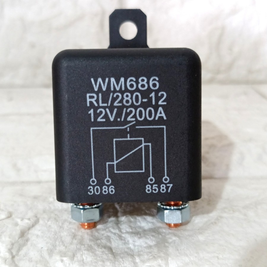 Jual relay wm686 12v 200a relay 200amper ampere 12VDC high current ...