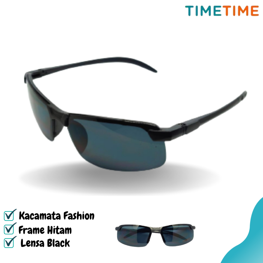 Jual Sunglasses for Man and Woman Kacamata lensa hitam black kaca mata ...