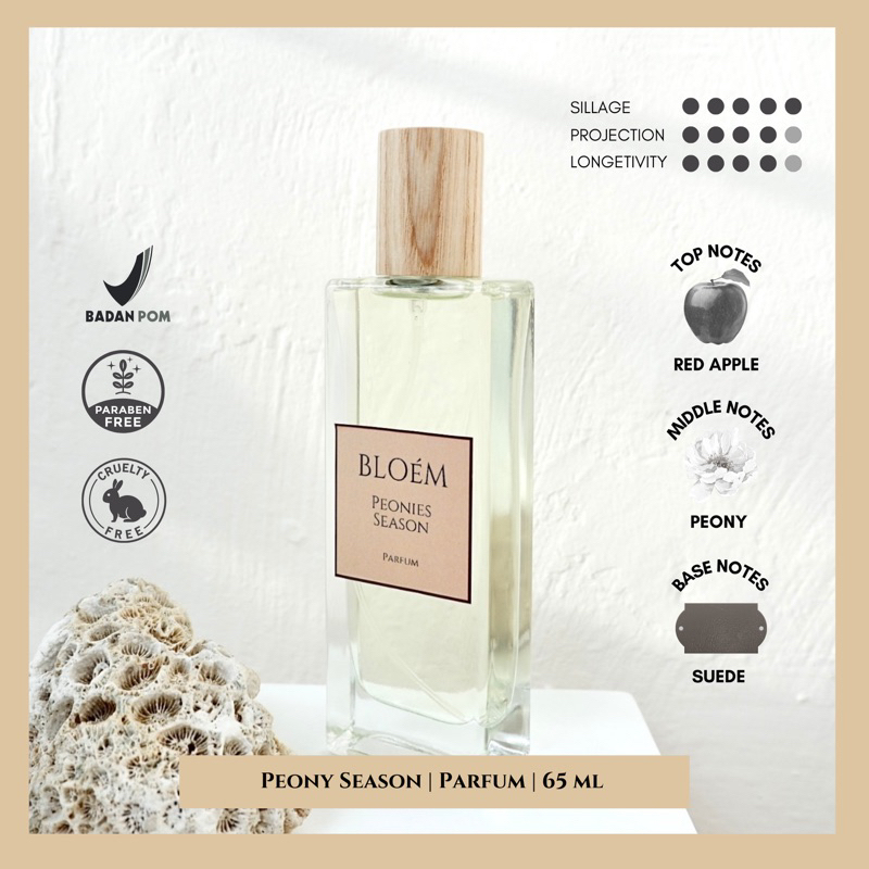 Jual BLOEMSCENT Parfum 65 ml • PEONY SEASON • BPOM • Paraben-free ...
